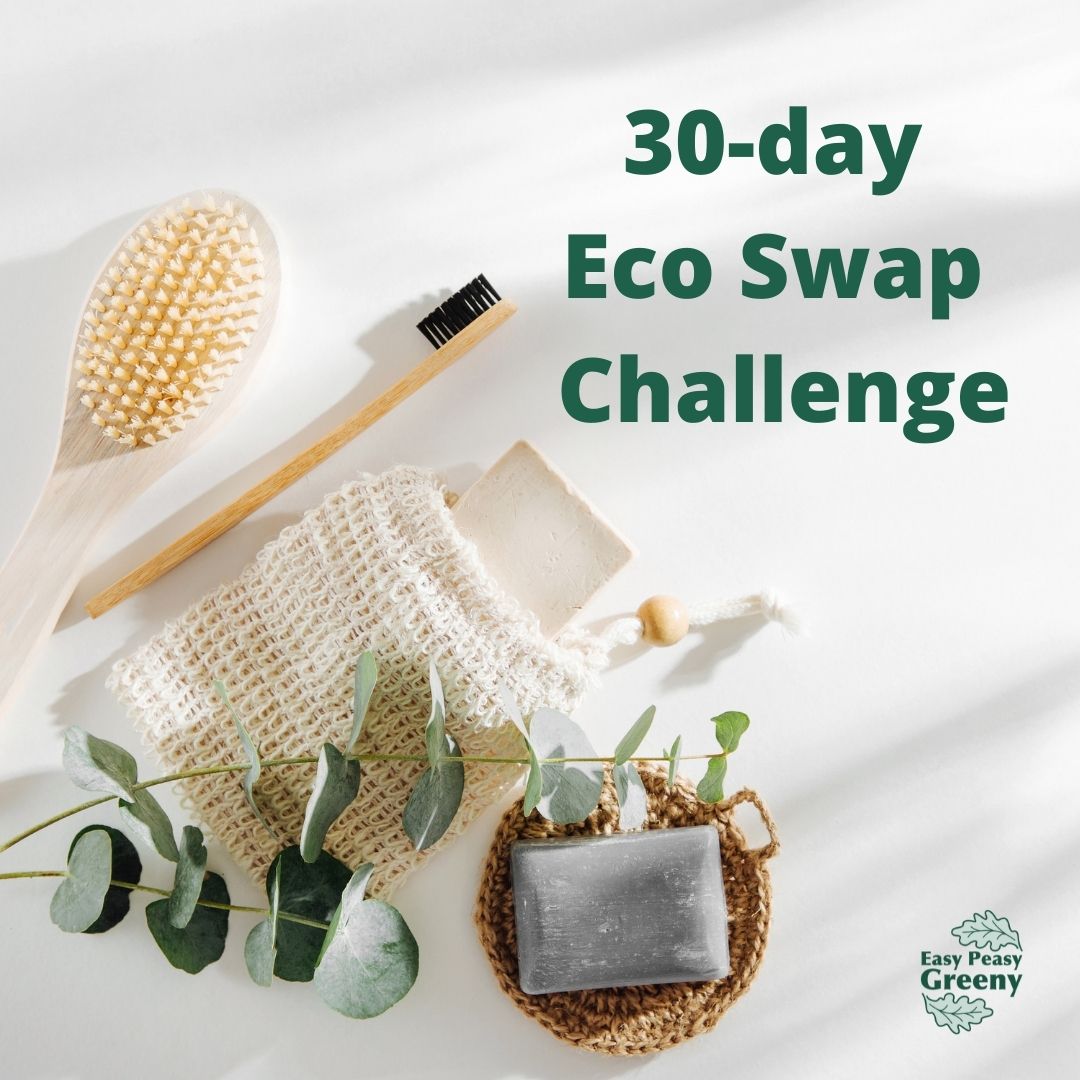 30-Day Eco Swap Challenge – Instant Download PDF - Easy Peasy Greeny